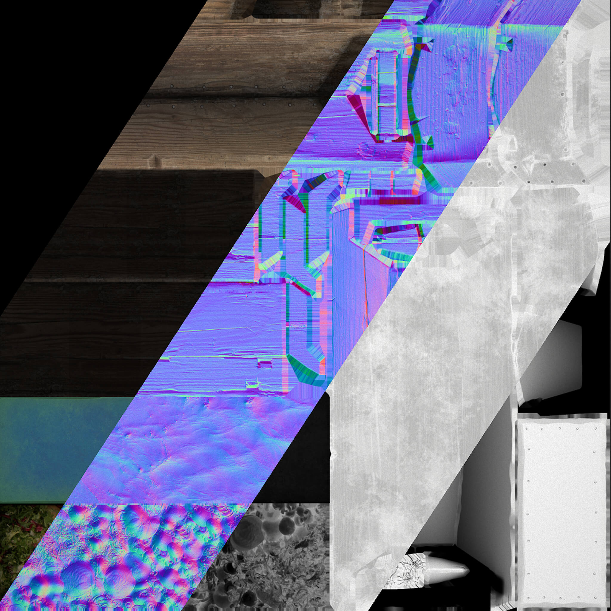 Trough With Water and Food Farm Feed Slop - 3D Model by Dereza