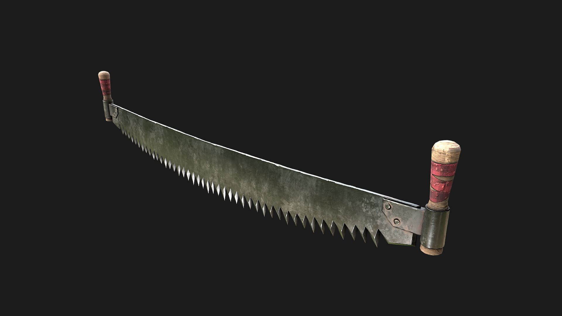 Two Man Saw - 3D Model by Dereza