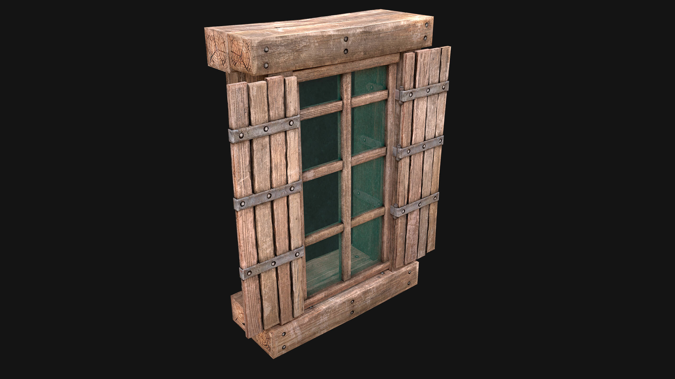 Medieval Windows Set - 3D Model by Dereza