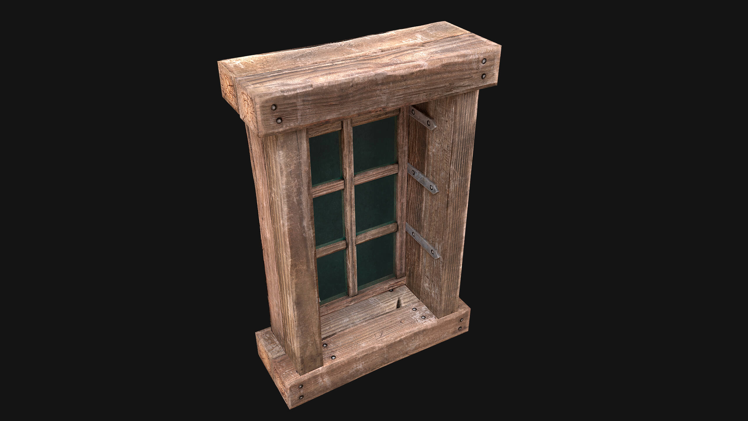 Medieval Windows Set - 3D Model by Dereza