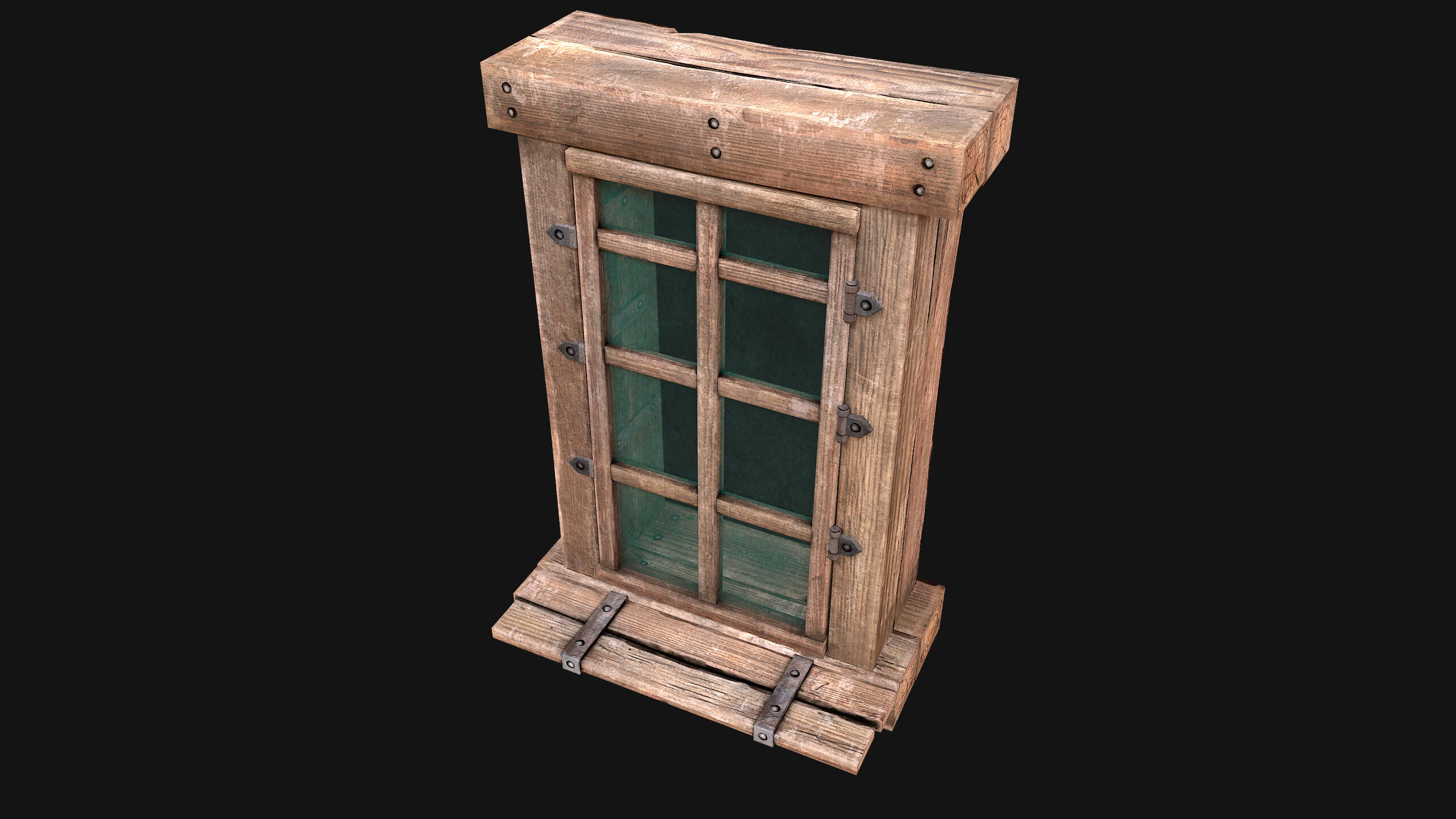 Medieval Windows Set - 3D Model by Dereza