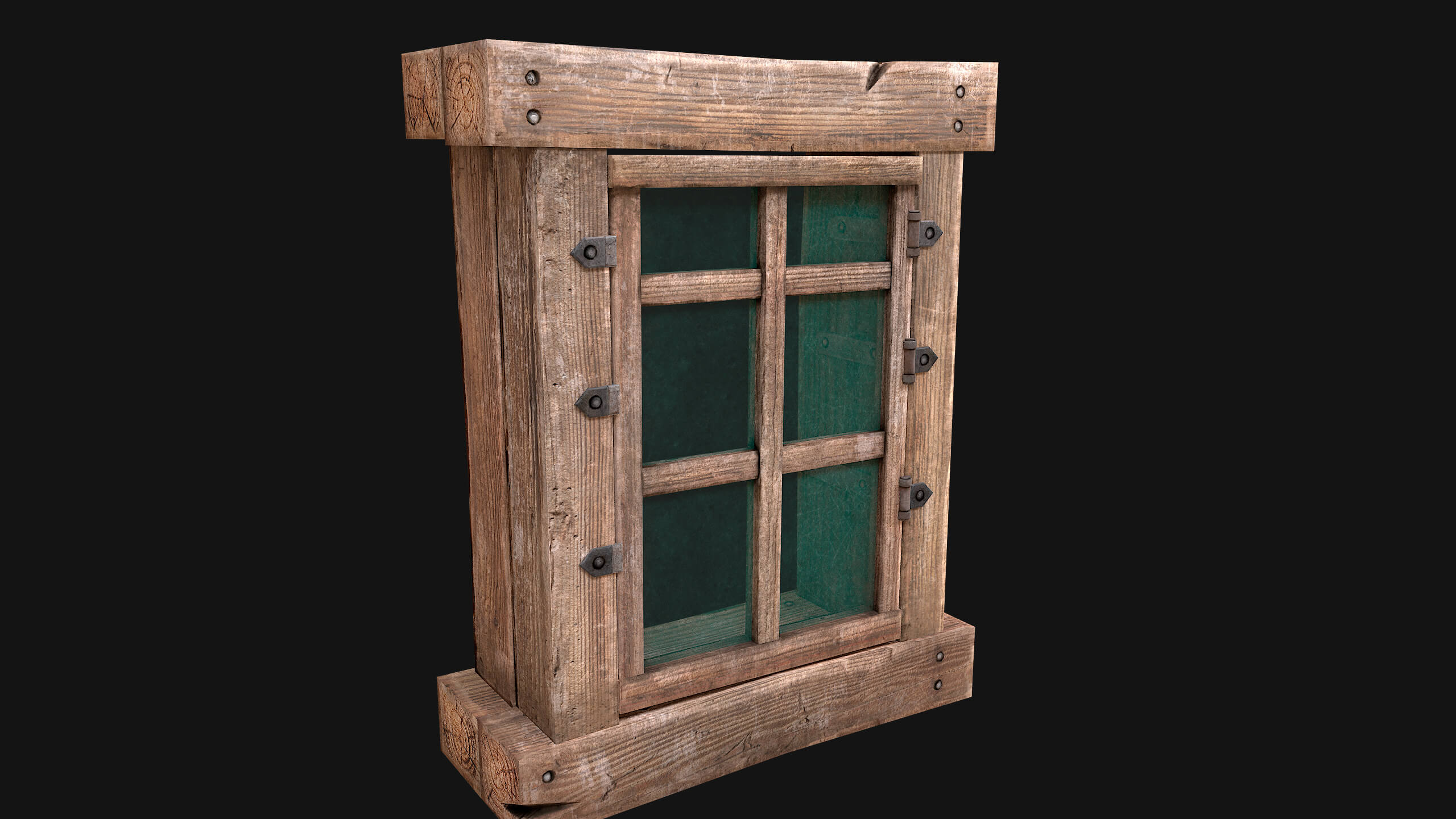 Medieval Windows Set - 3D Model by Dereza