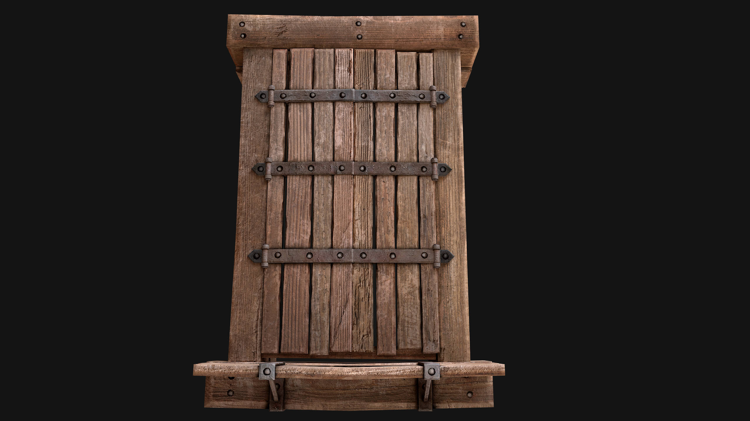 Medieval Windows Set - 3D Model by Dereza