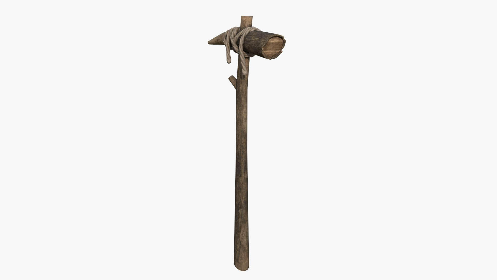 Wooden Pickaxe - 3D Model by Dereza