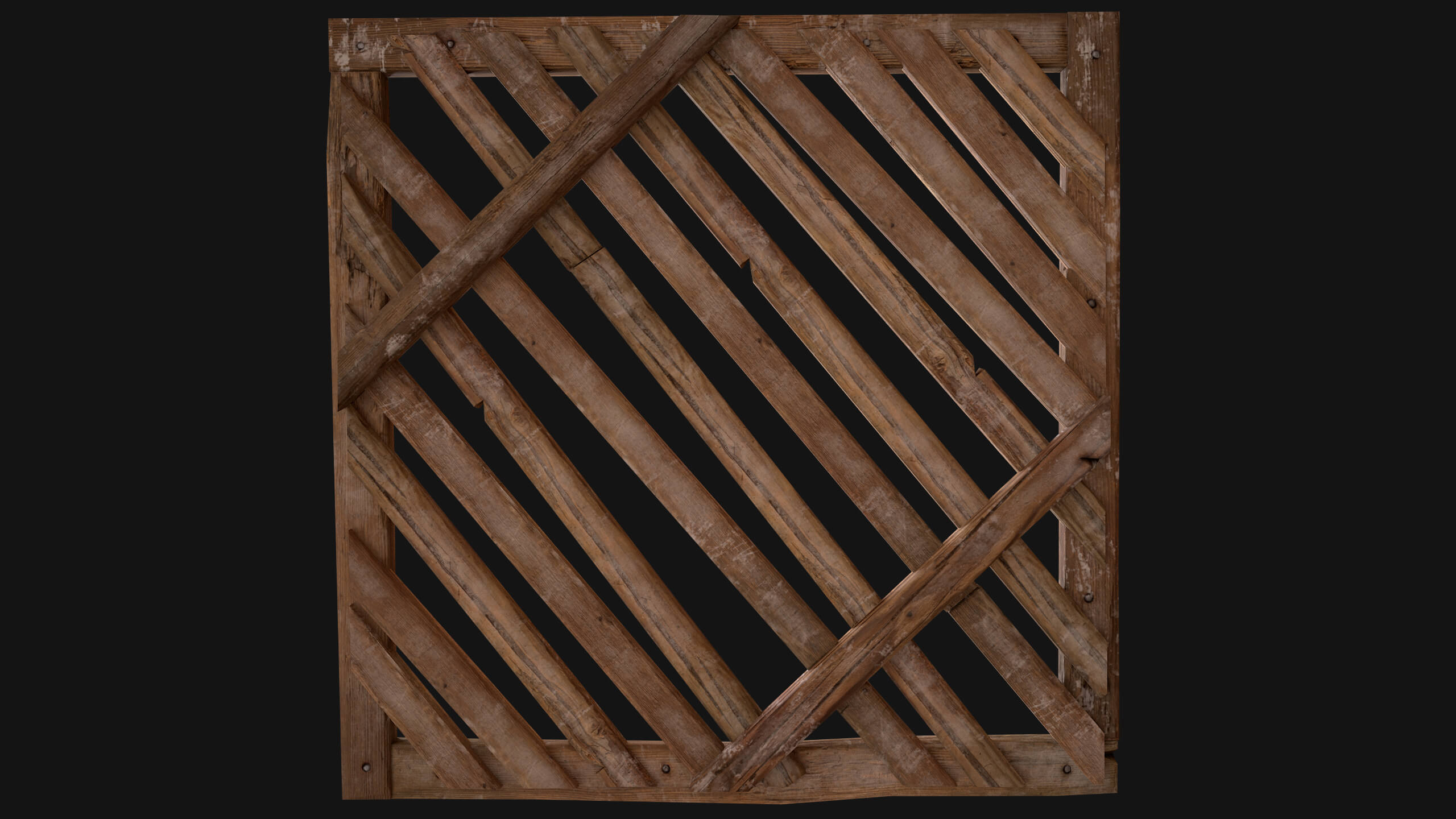Medieval Wooden Floor Ceiling - 3D Model by Dereza