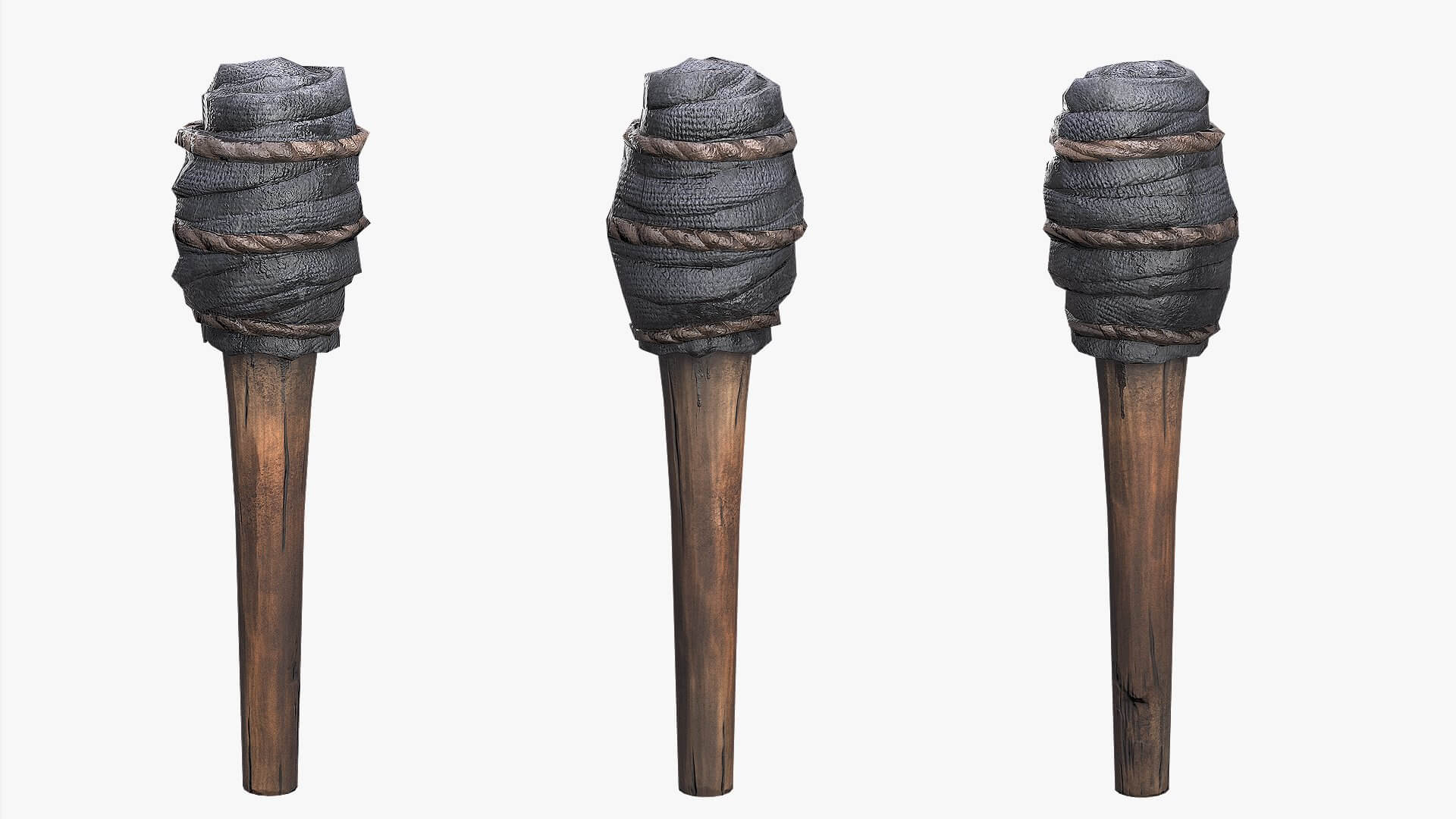 Wooden Fire Torch