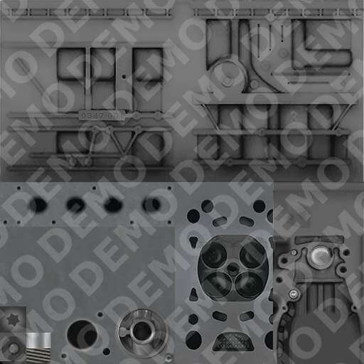 Toyota 4A-GE 1.6L Blacktop 20v Engine 3D Model by Dersin Studio