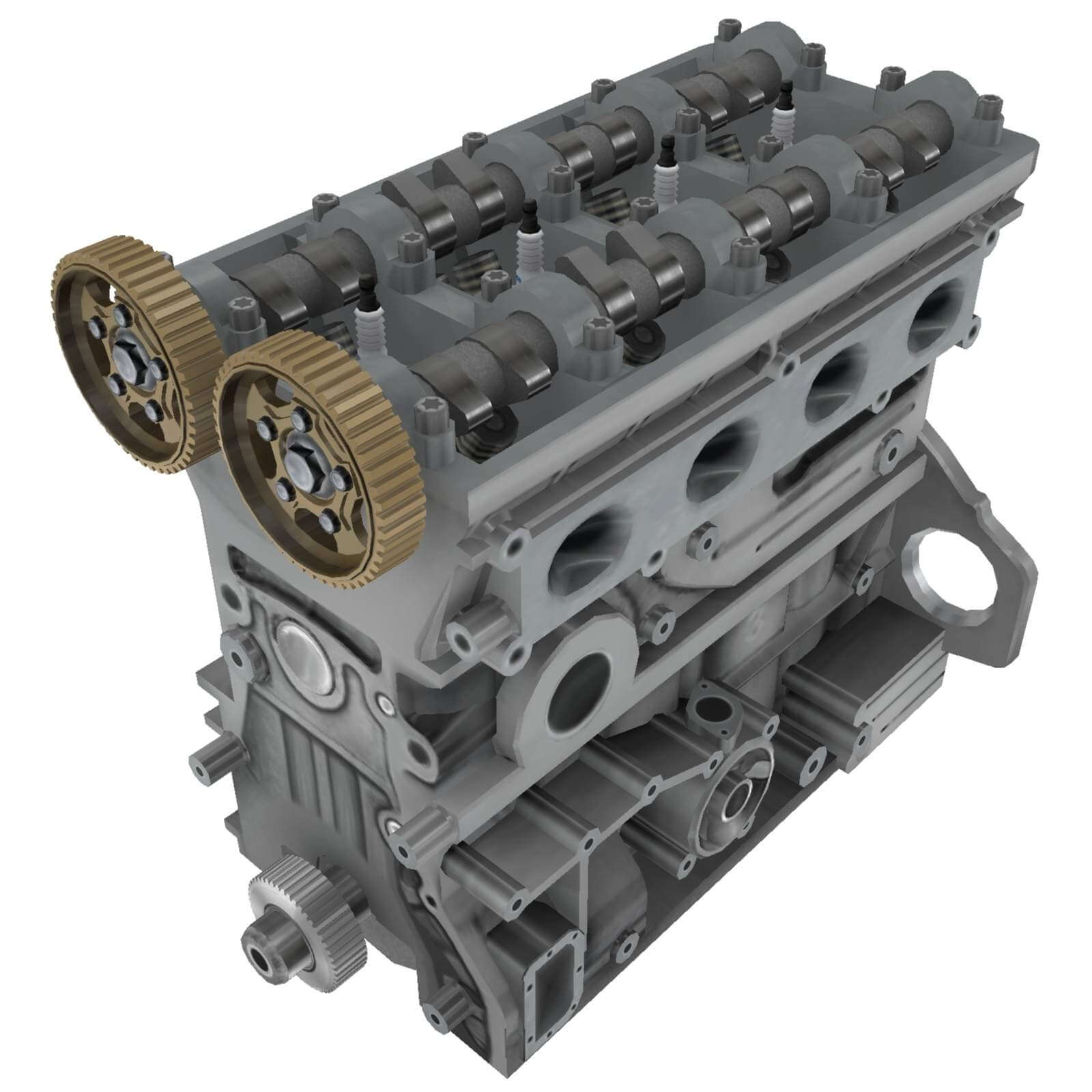 Toyota 4A-GE Formula Atlantic 1.6L Engine 3D Model by Dersin Studio