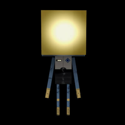 Cosmic Stalker - Low Poly Free 3D Model by Desdinova_Incarnate
