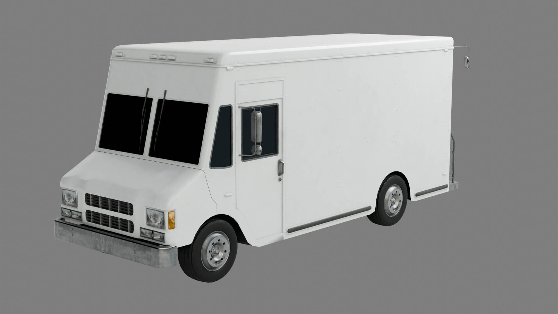 Lowpoly Box Truck - 3D Model by Desertsage