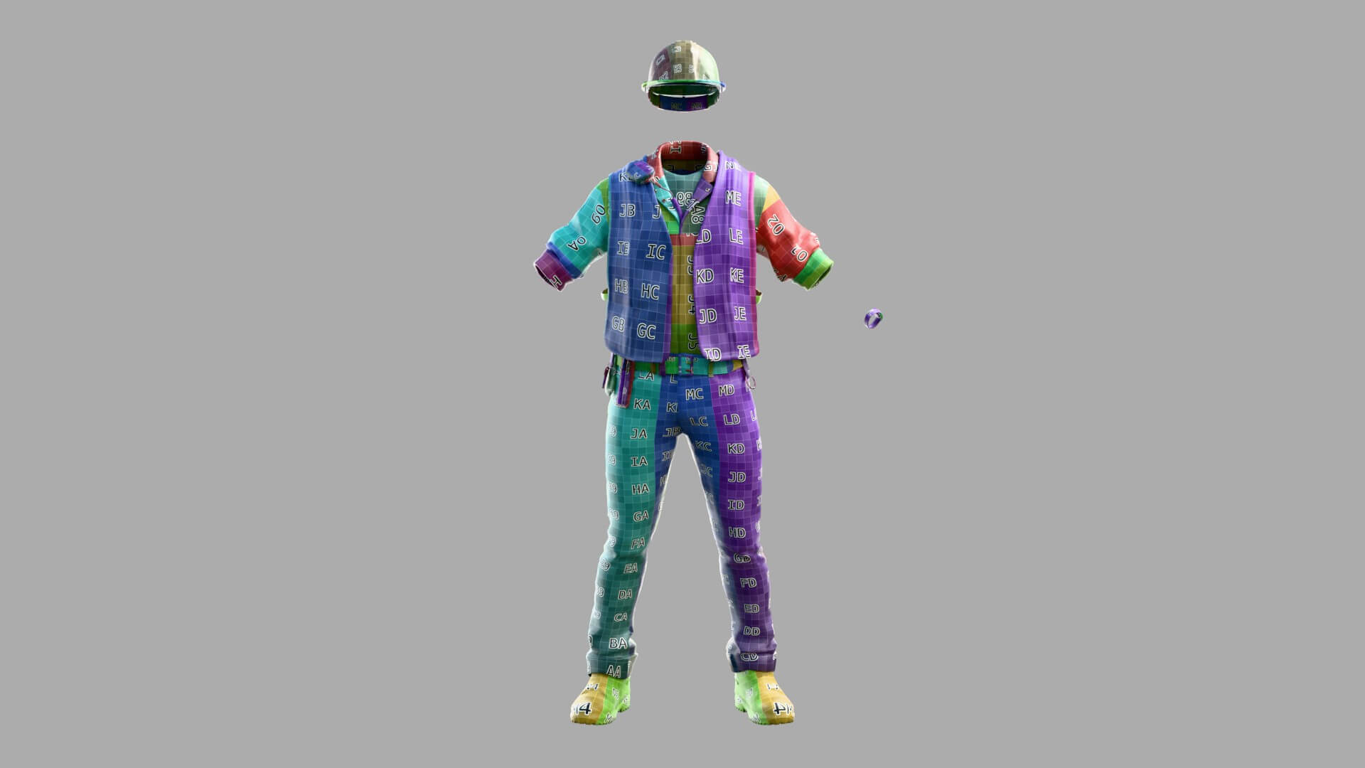 Construction Foreman Outfit - 3D Model by Desertsage