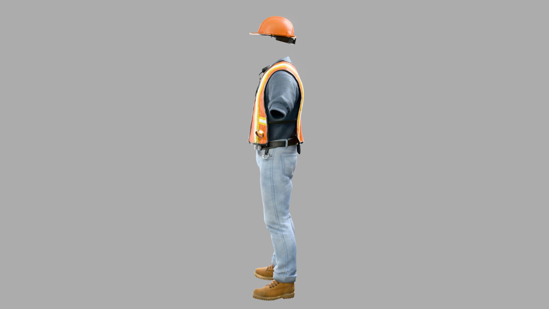 Construction Foreman Outfit - 3D Model by Desertsage