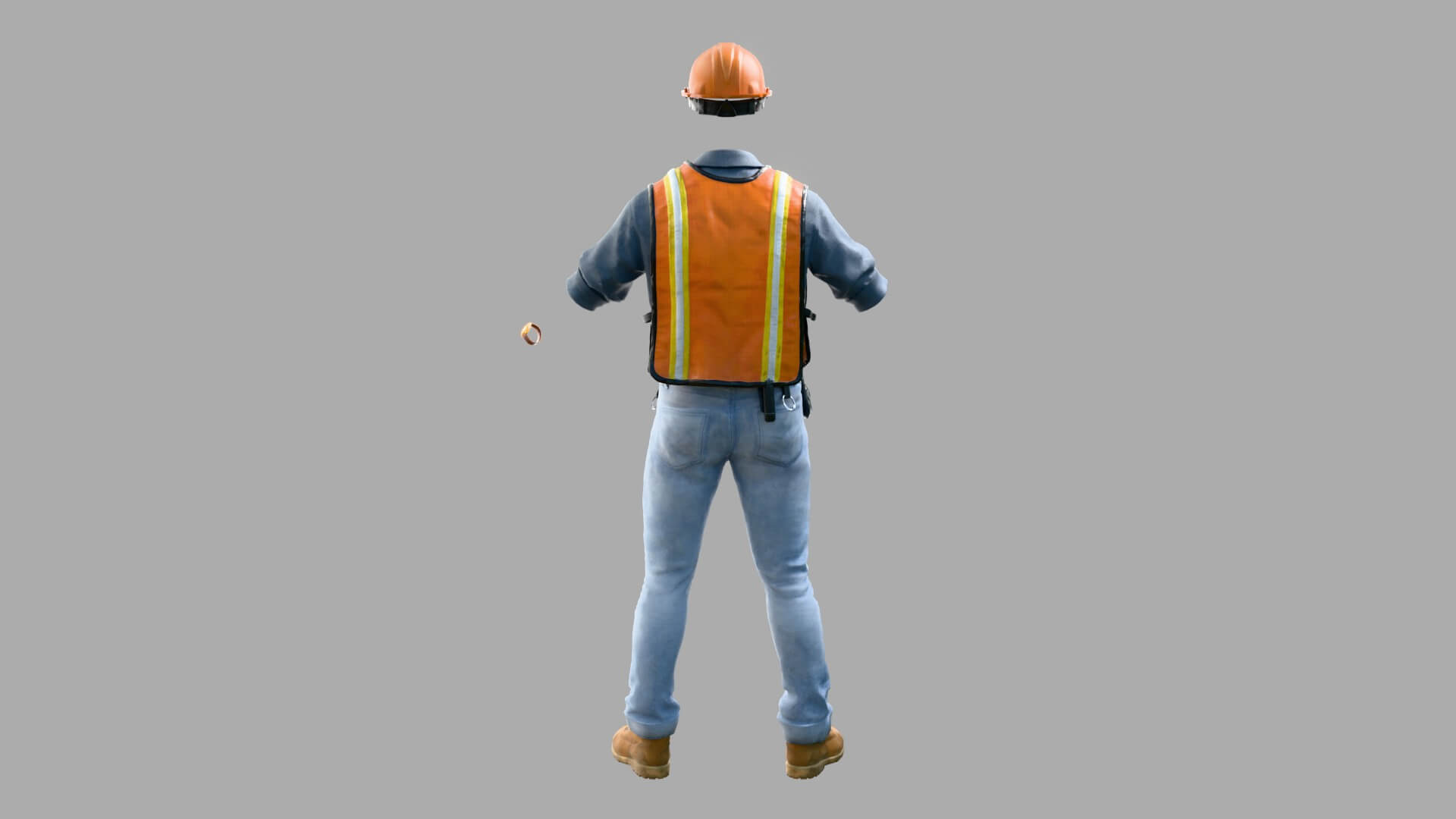 Construction Foreman Outfit - 3D Model by Desertsage