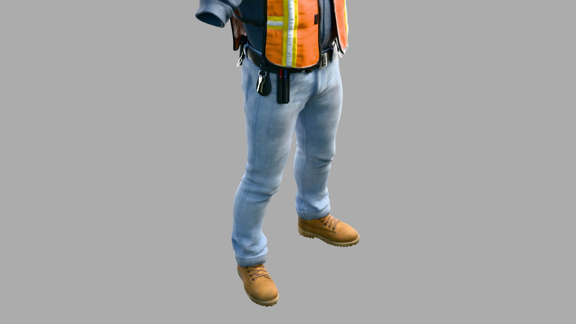 Construction Foreman Outfit - 3D Model by Desertsage
