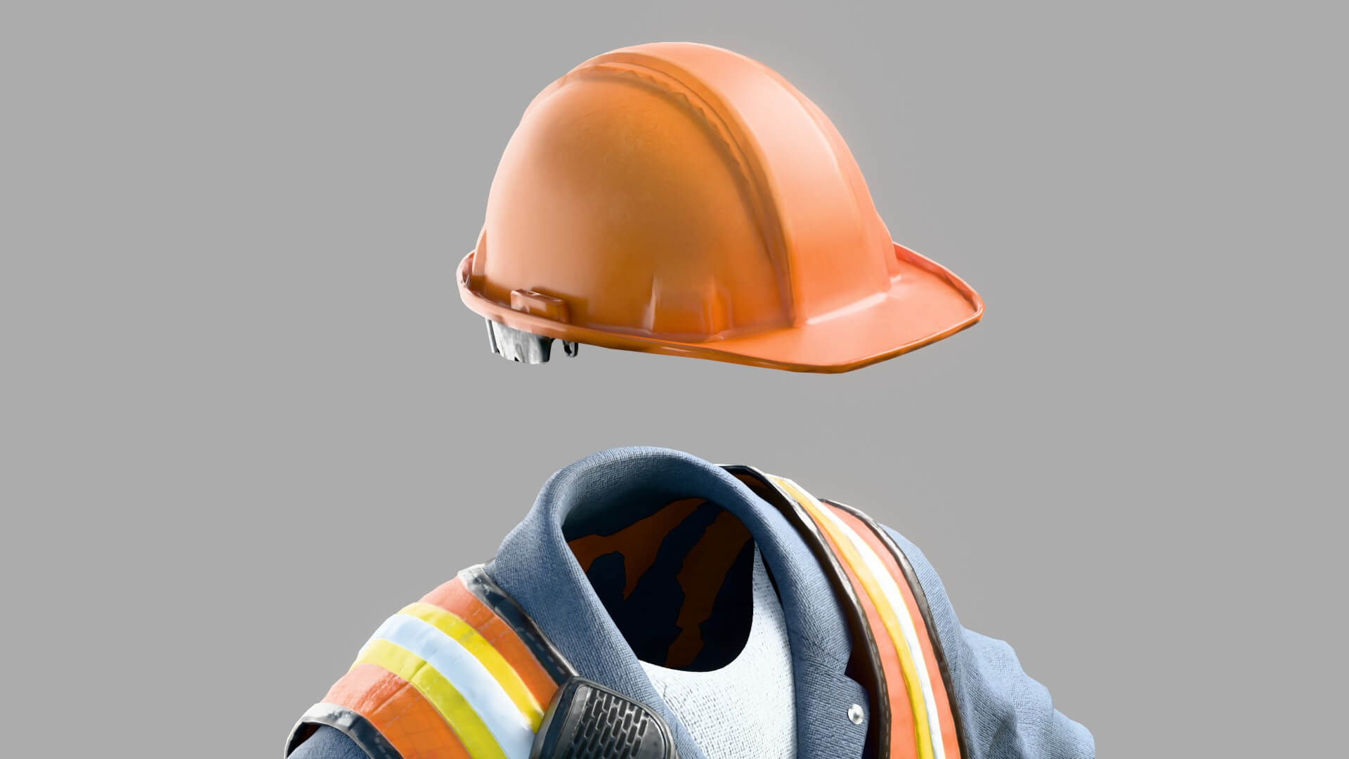 Construction Foreman Outfit - 3D Model by Desertsage