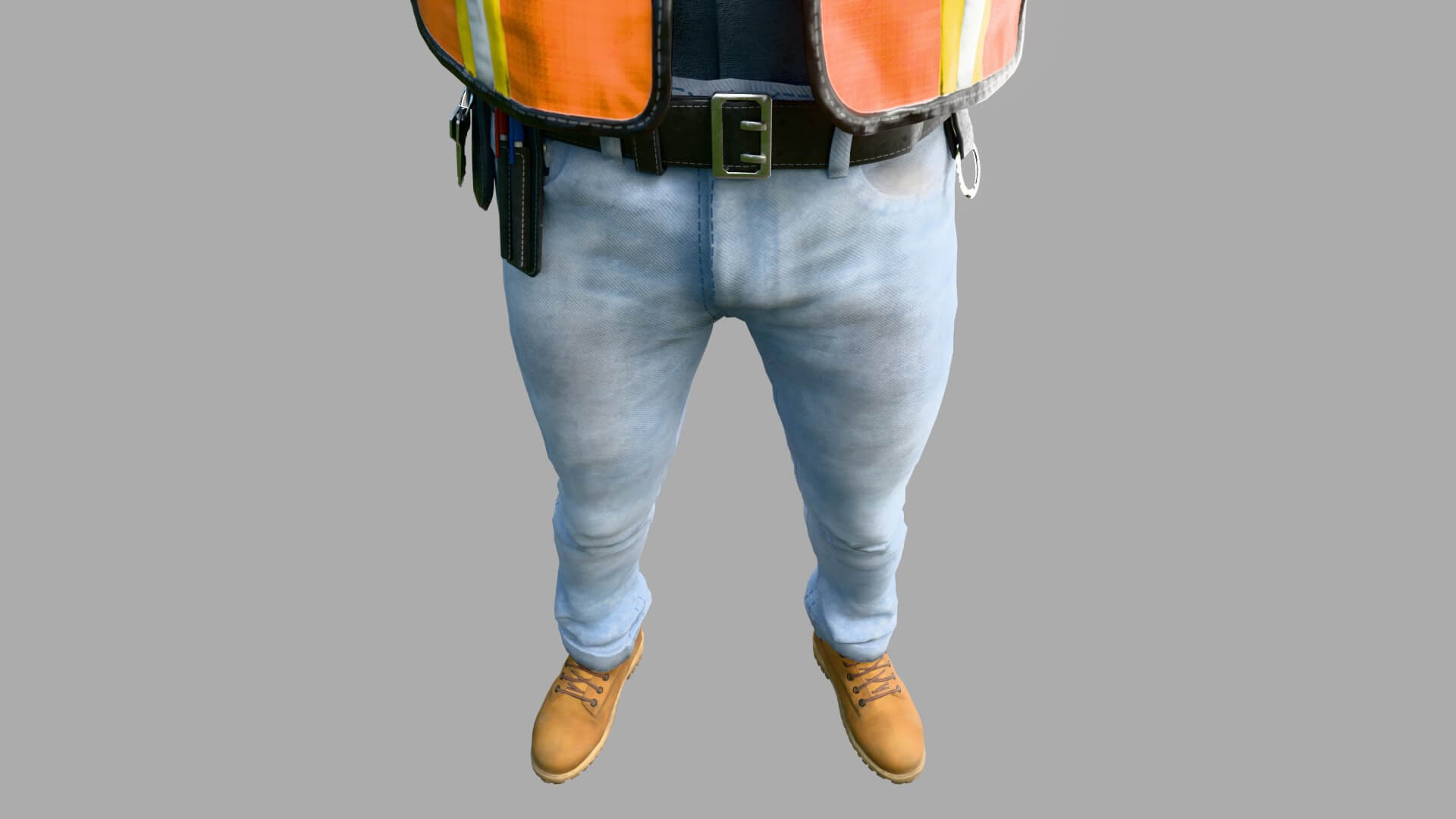 Construction Foreman Outfit - 3D Model by Desertsage