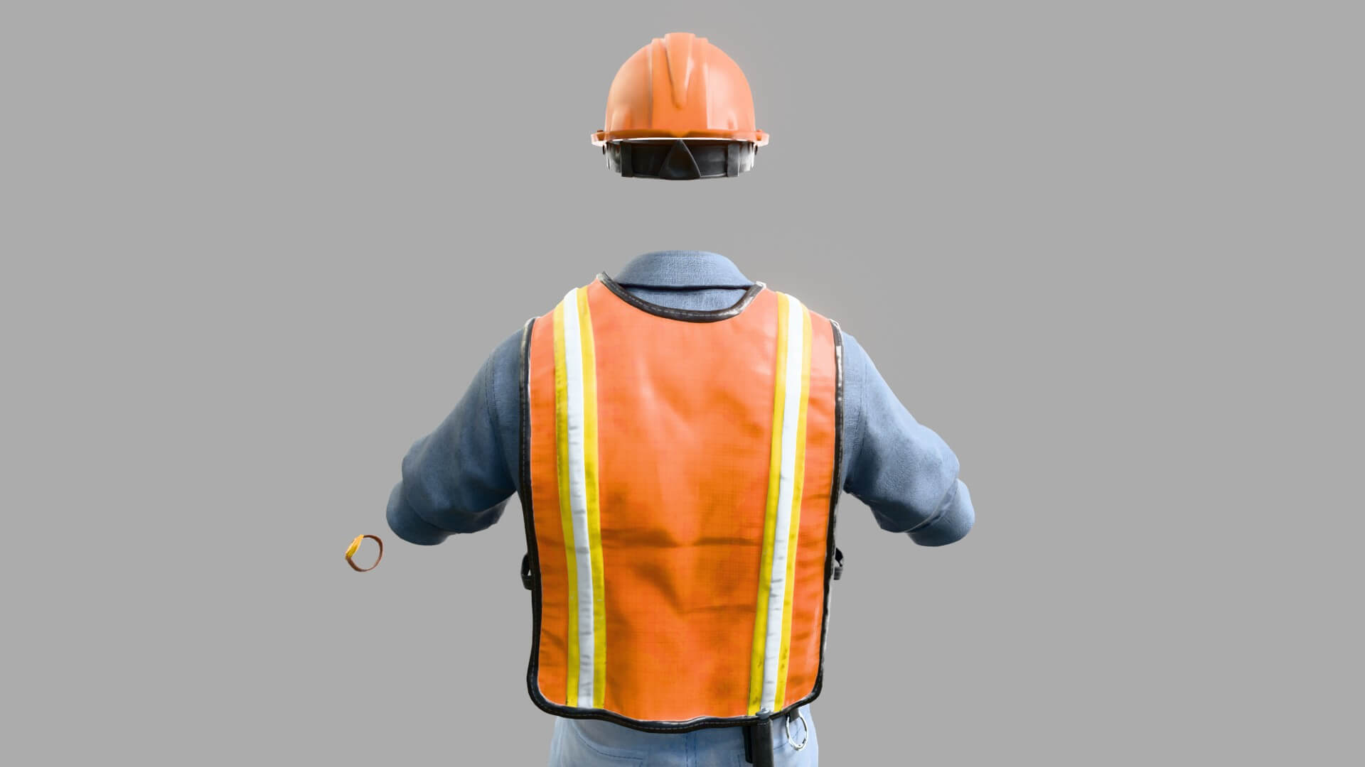Construction Foreman Outfit - 3D Model by Desertsage