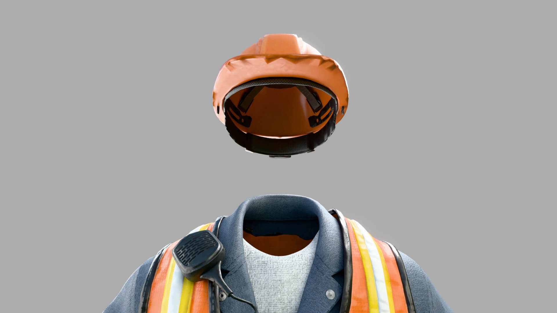 Construction Foreman Outfit - 3D Model by Desertsage