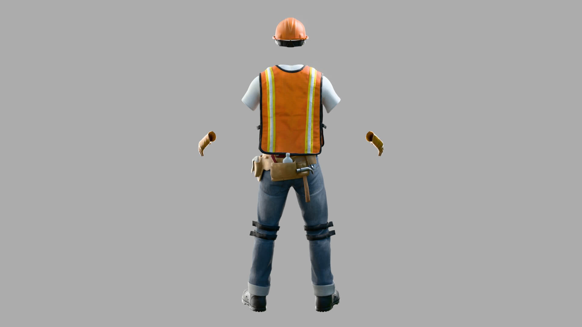 Construction Worker Outfit 1 - 3D Model by Desertsage