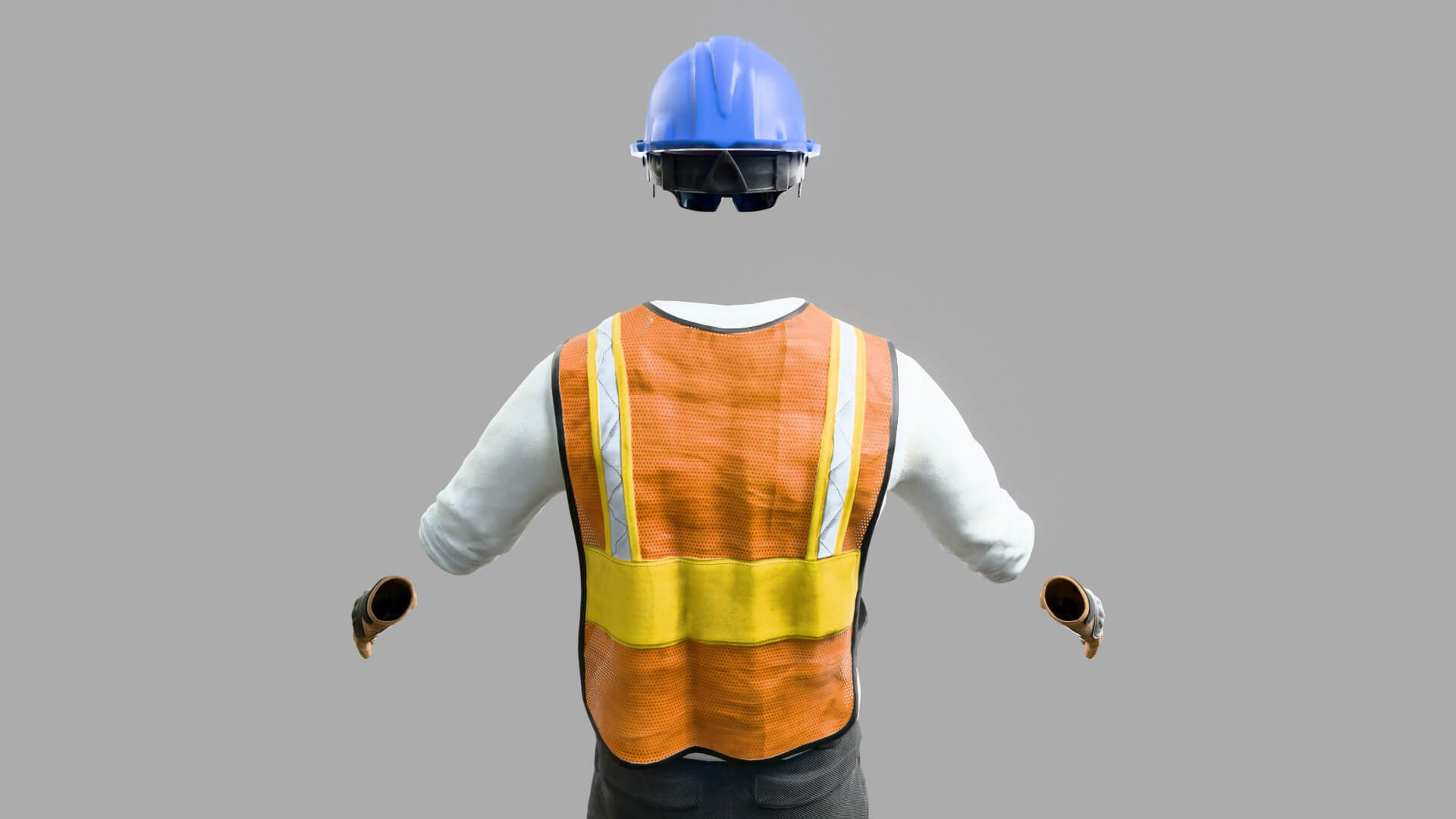 Construction Worker Outfit 2 - 3D Model by Desertsage