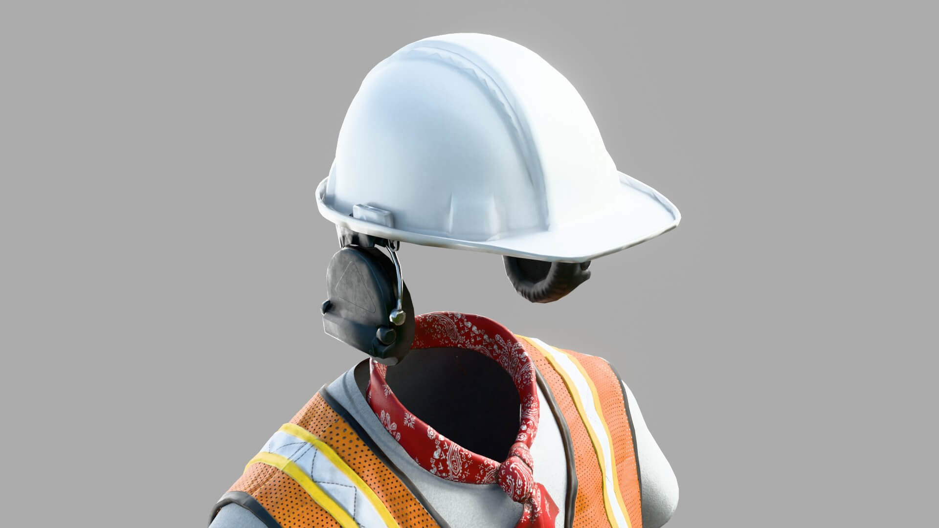Construction Worker Outfit 3 - 3D Model by Desertsage