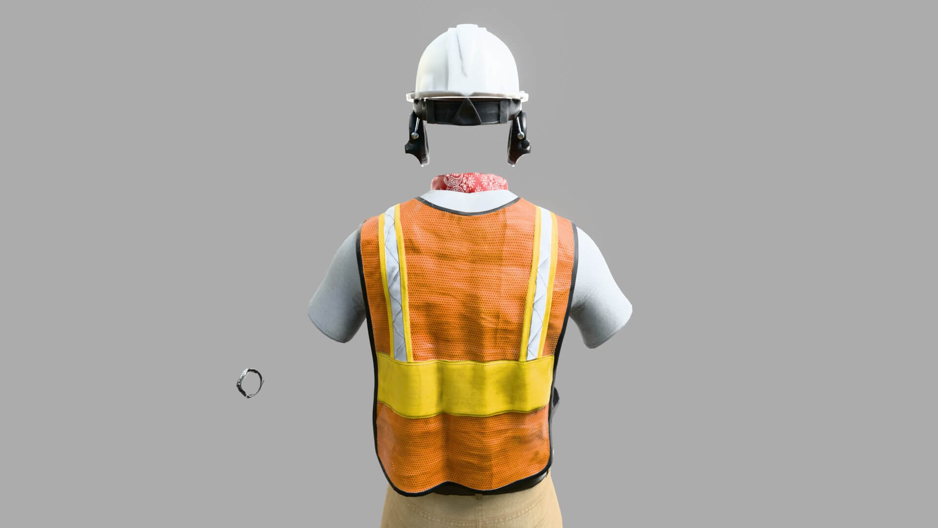 Construction Worker Outfit 3 - 3D Model by Desertsage