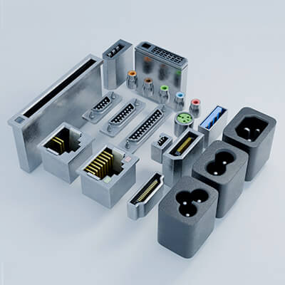 Electronic Ports - 3D Model by Desertsage