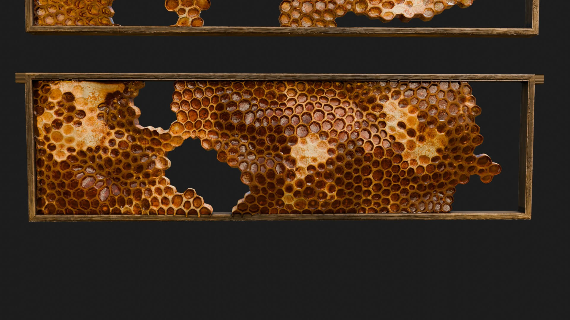 Honeycomb Frames - 3D Model by Desertsage