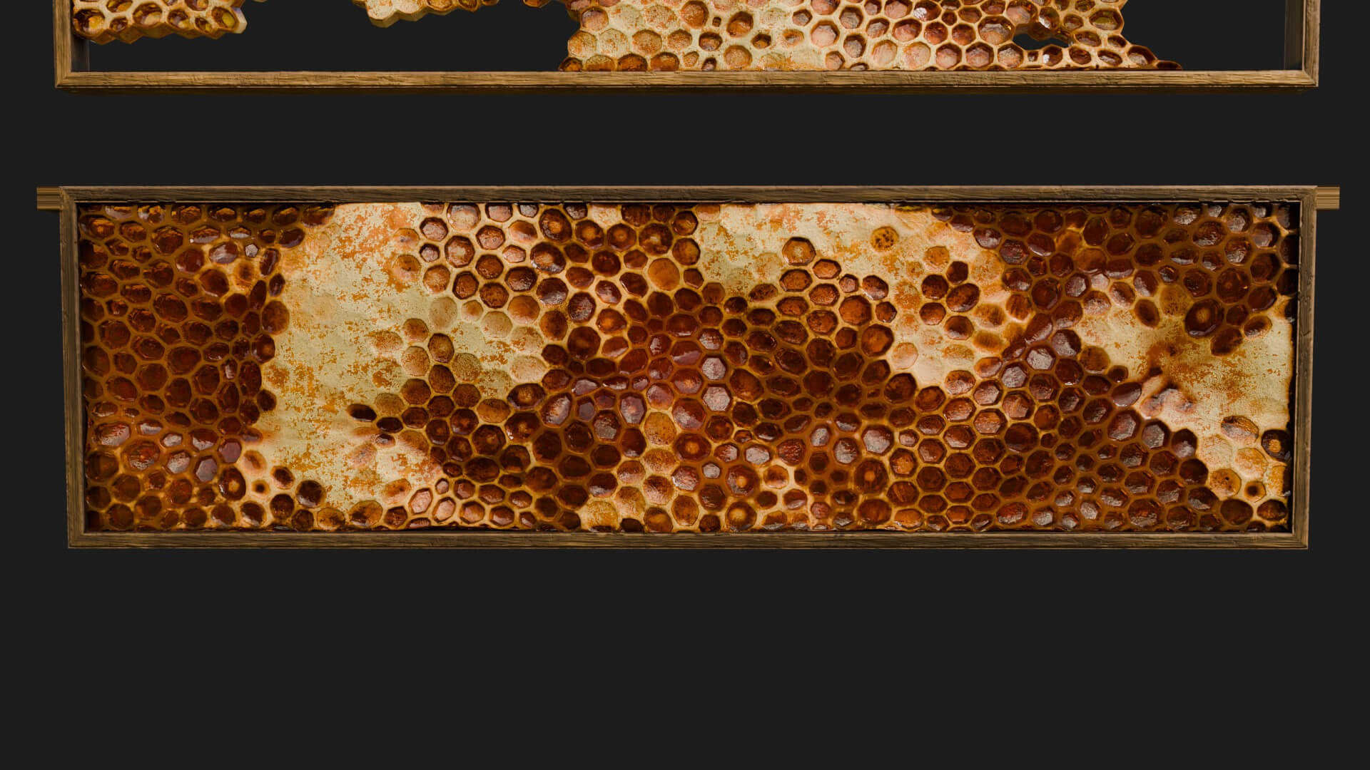 Honeycomb Frames - 3D Model by Desertsage