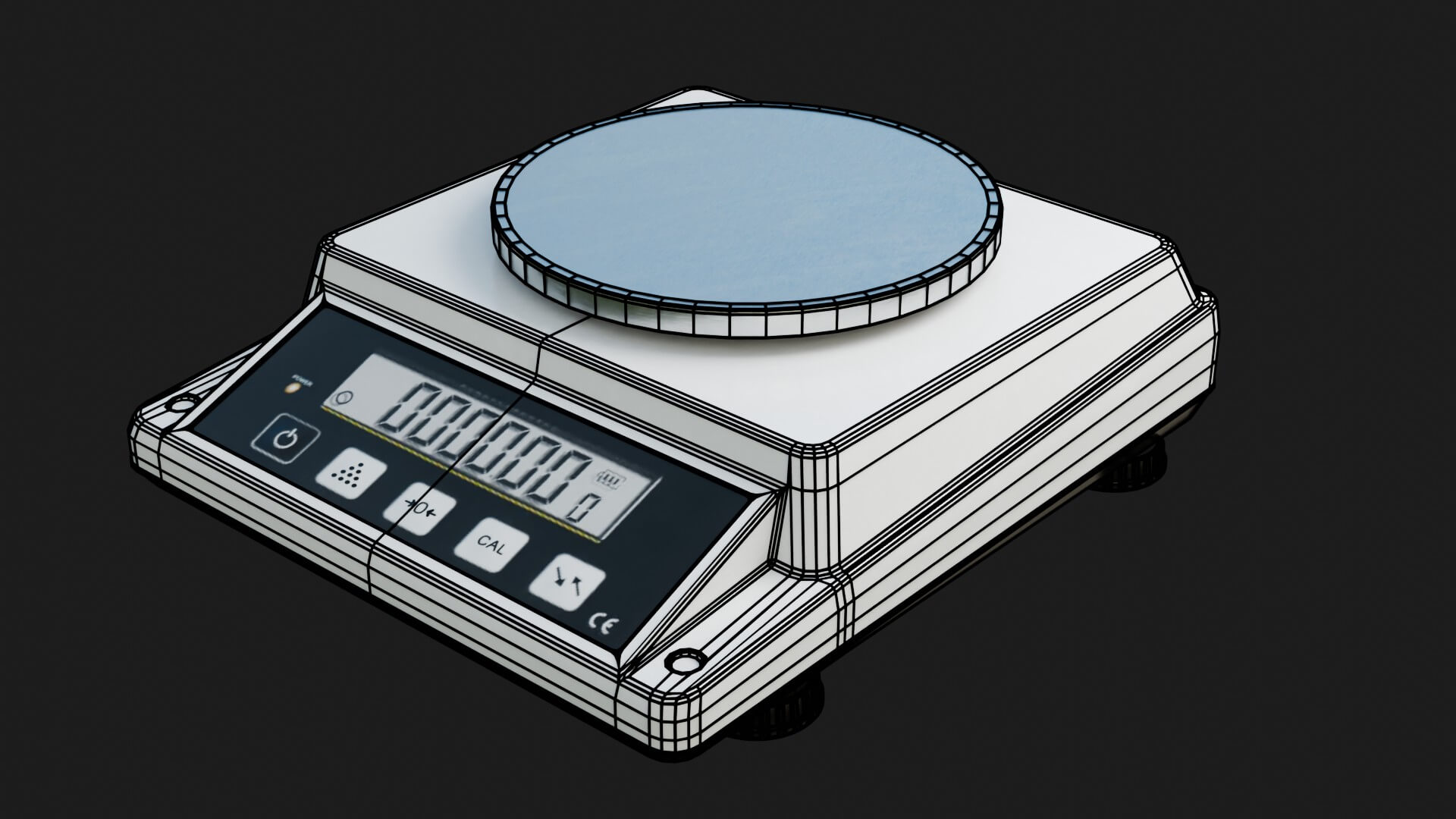 Laboratory Scale - 3D Model by Desertsage