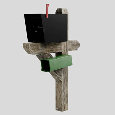 Large Mailbox - 3D Model by Desertsage