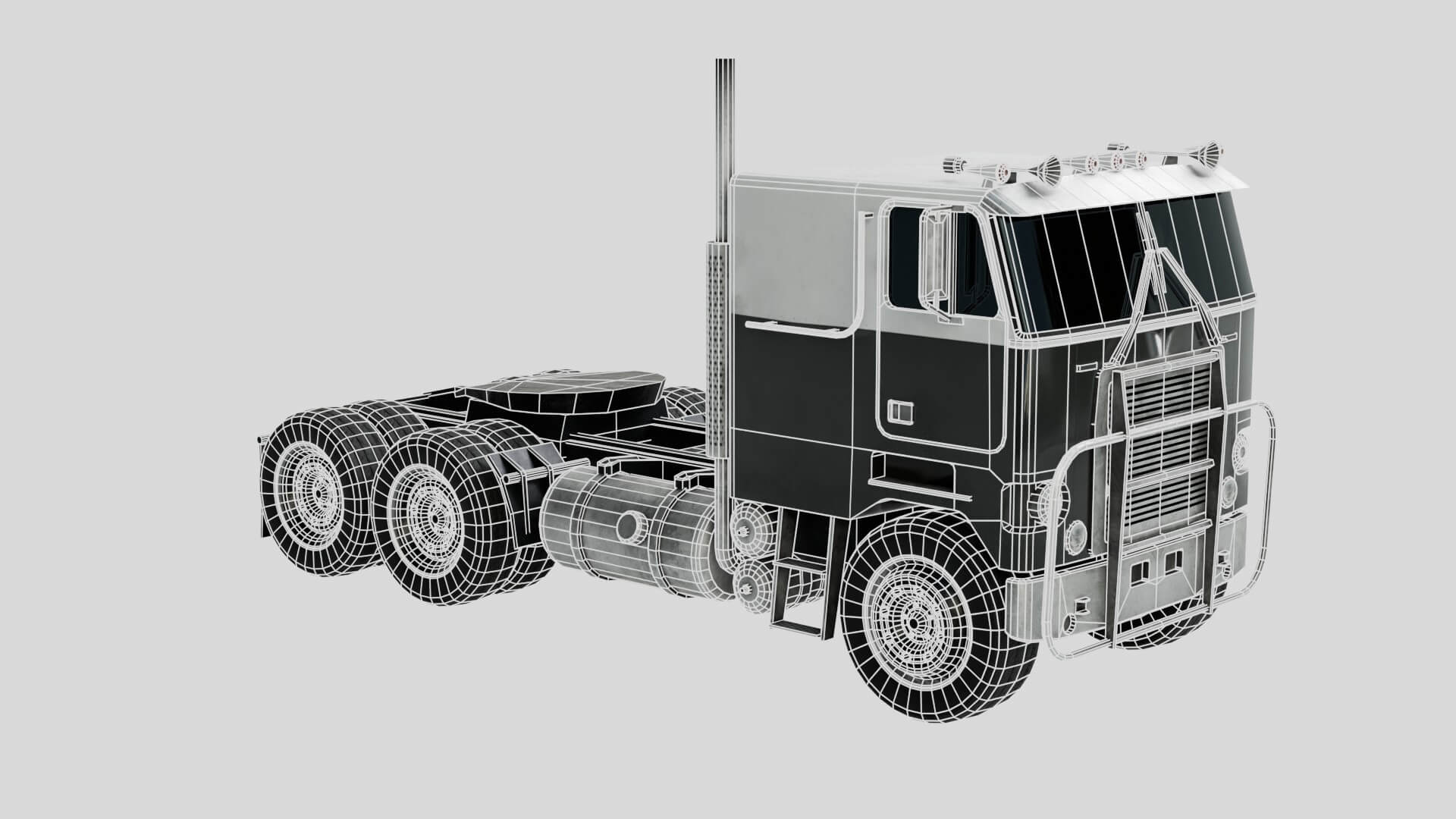 Low Poly Box Truck - 3D Model by Desertsage