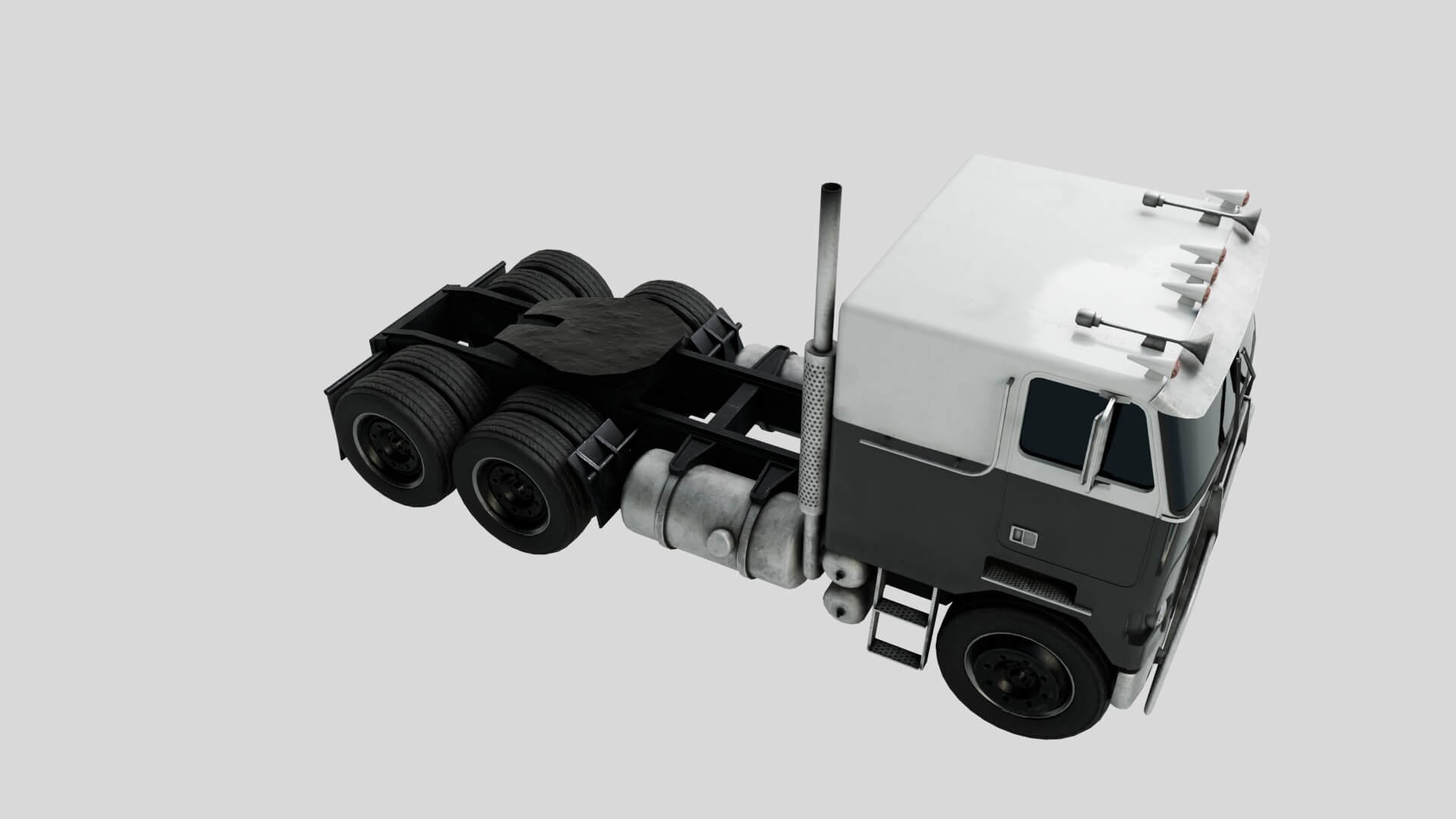 Low Poly Box Truck - 3D Model by Desertsage