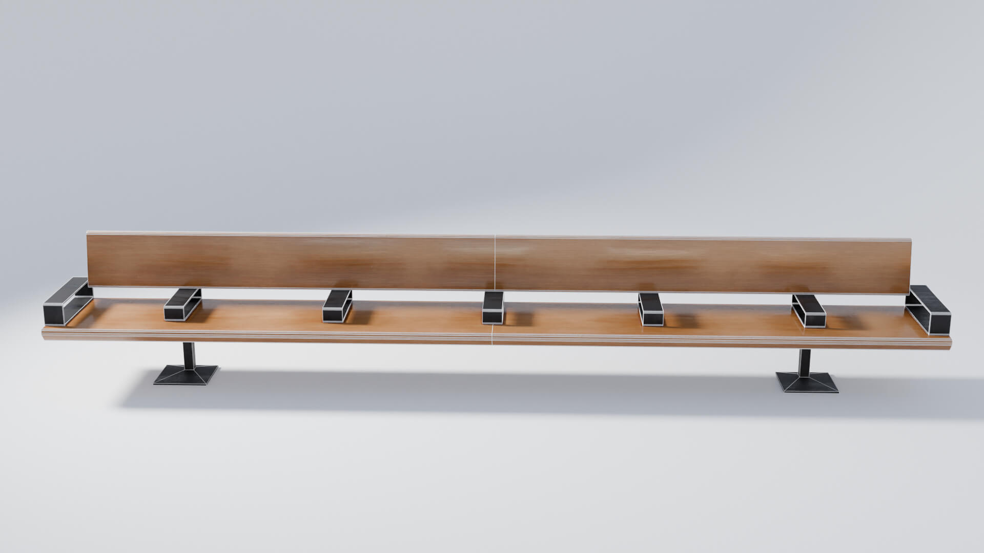 NYC Subway Bench - 3D Model by Desertsage