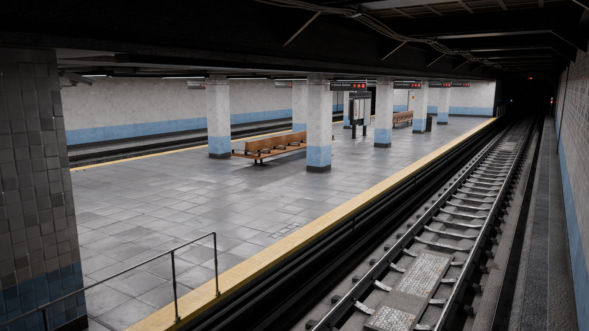 NYC Subway Station - 3D Model by Desertsage