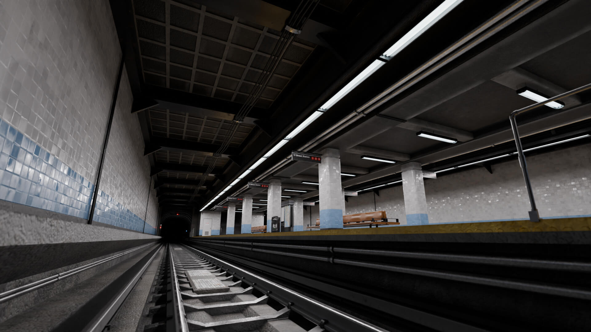 NYC Subway Station - 3D Model by Desertsage