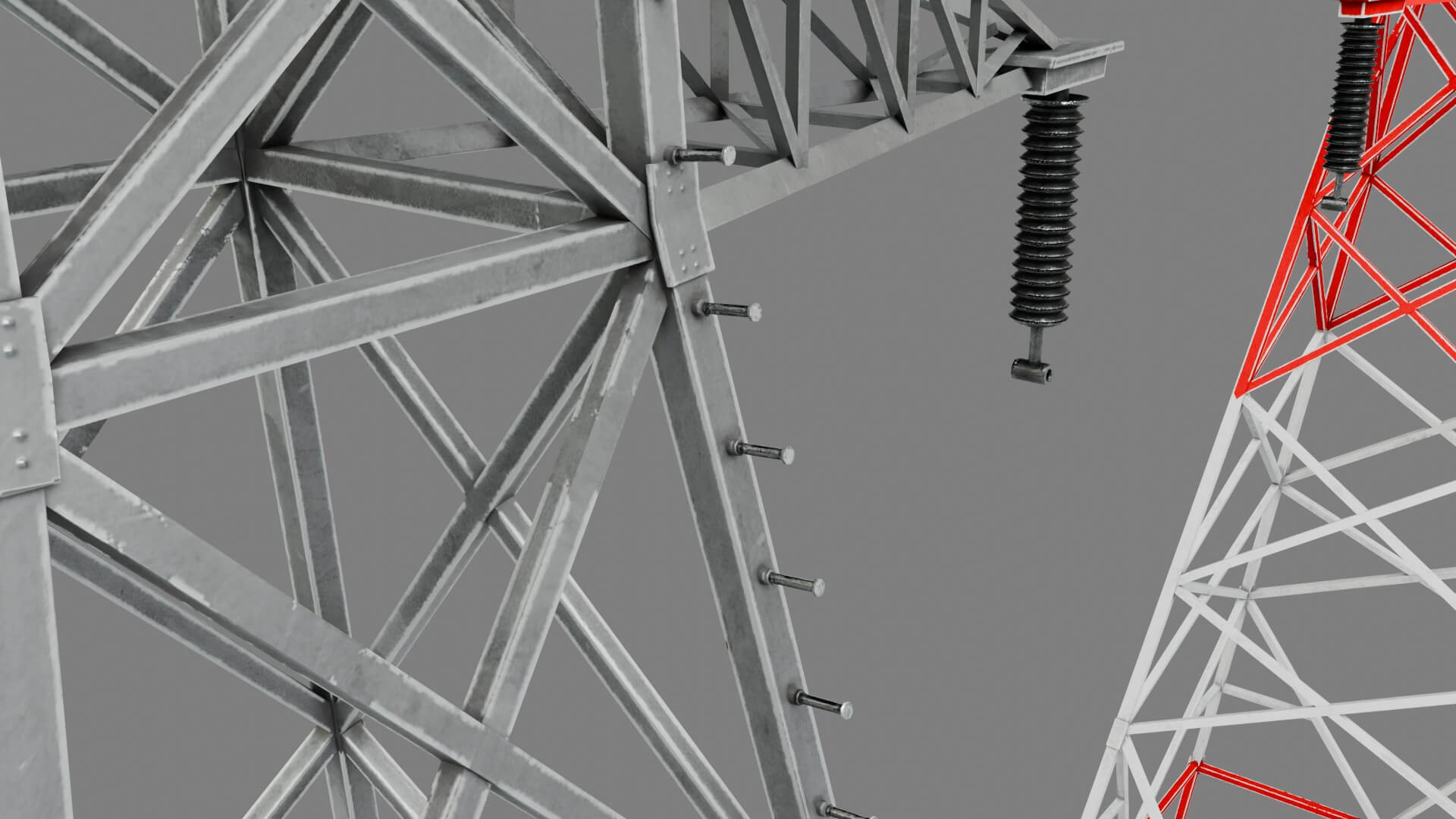 Overhead Powerline - 3D Model by Desertsage