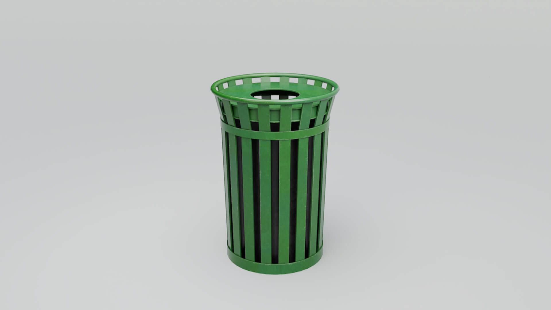 Park Trashcan - 3D Model by Desertsage