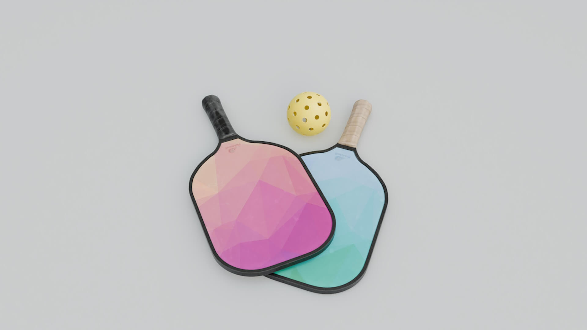 Pickleball Set - Free 3D Model by Desertsage