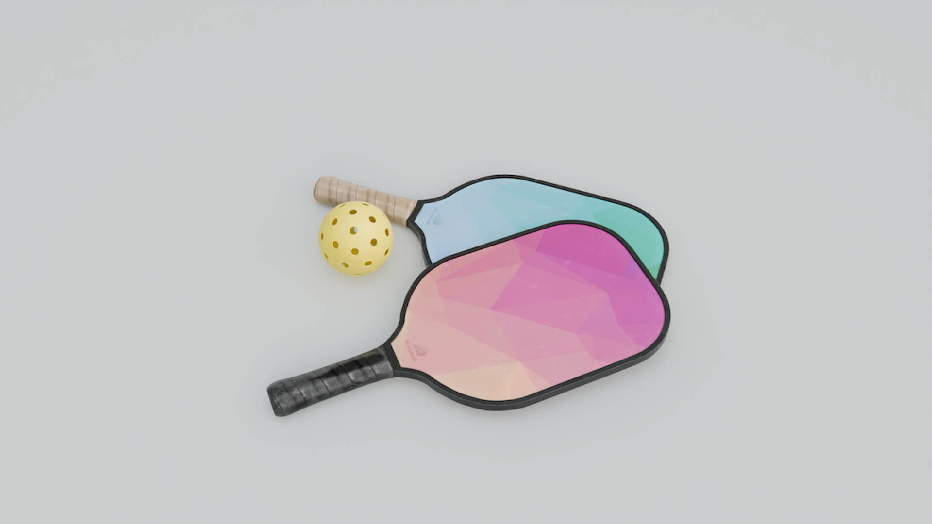Pickleball Set - Free 3D Model by Desertsage