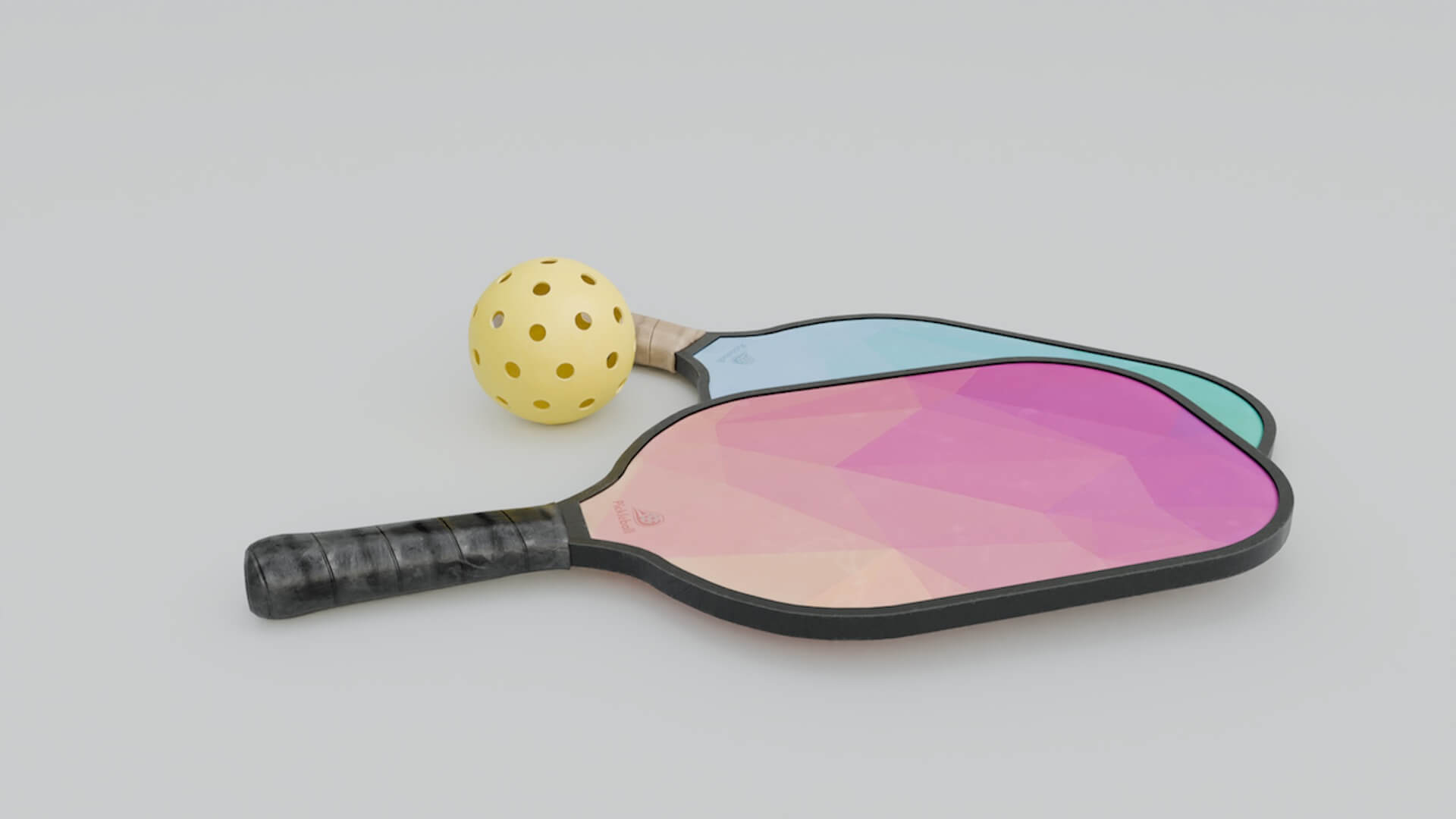 Pickleball Set - Free 3D Model by Desertsage