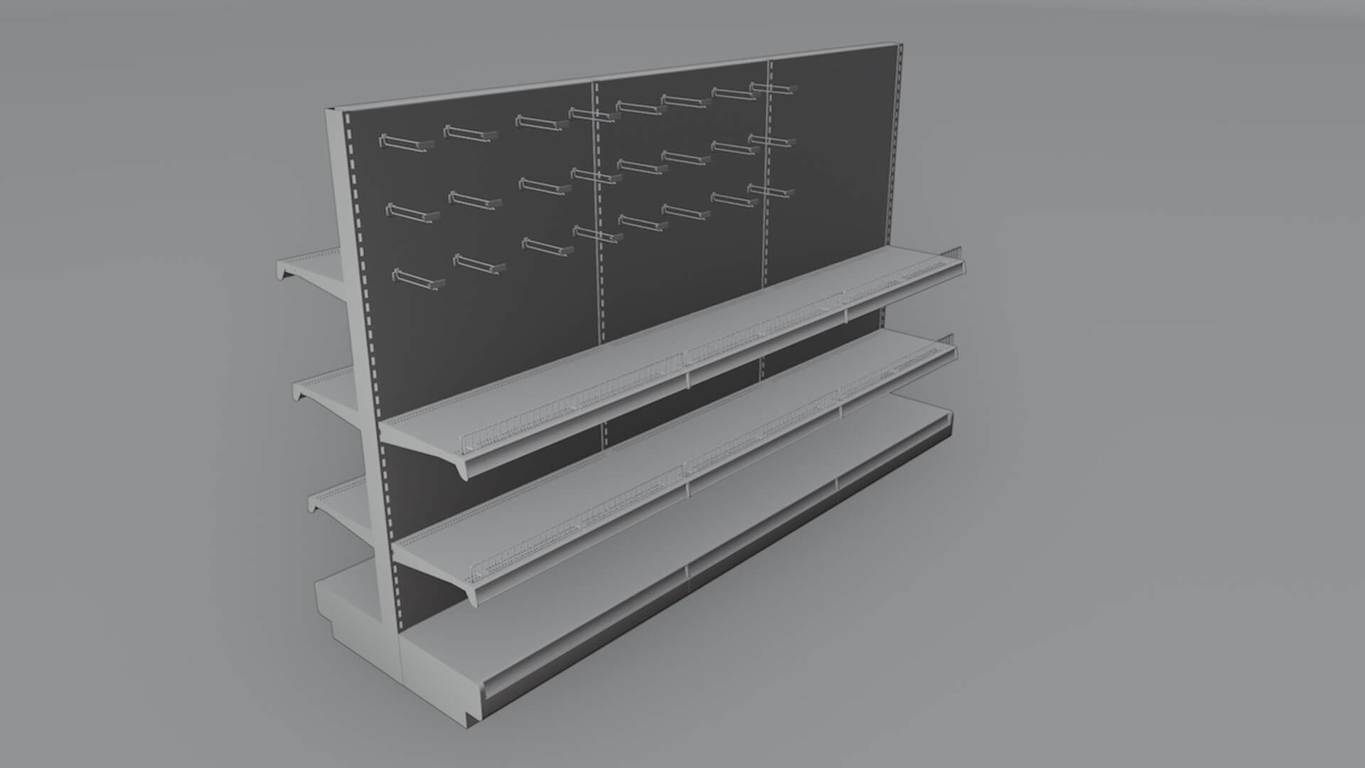 Store Display Shelfs - 3D Model by Desertsage