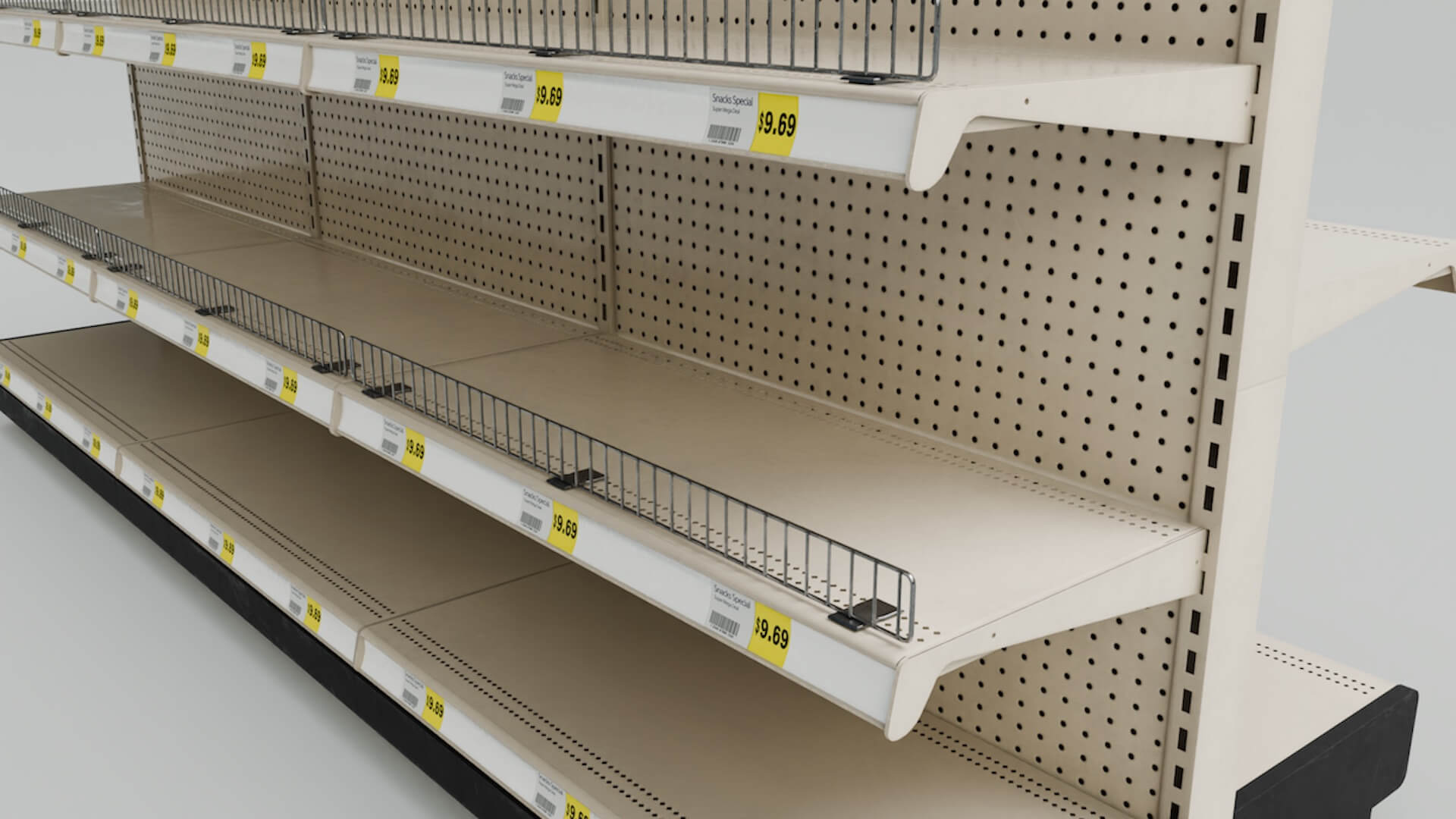 Store Display Shelfs - 3D Model by Desertsage