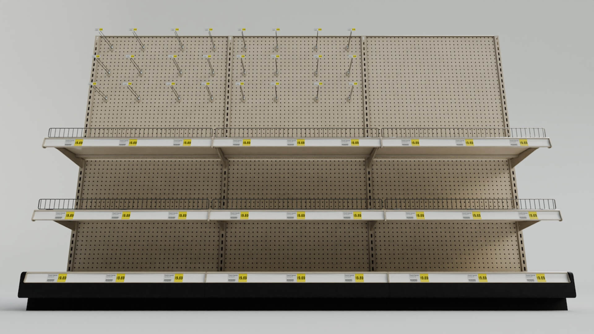 Store Display Shelfs - 3D Model by Desertsage