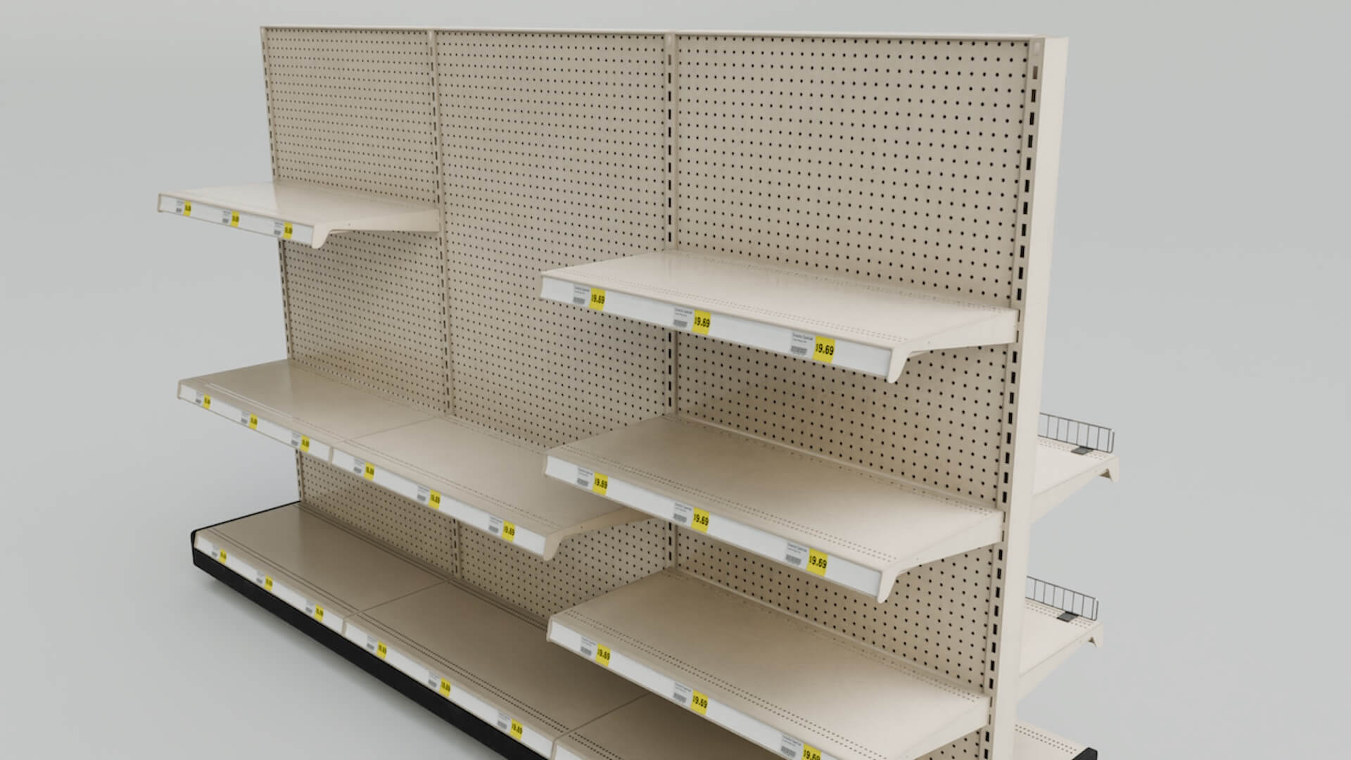 Store Display Shelfs - 3D Model by Desertsage