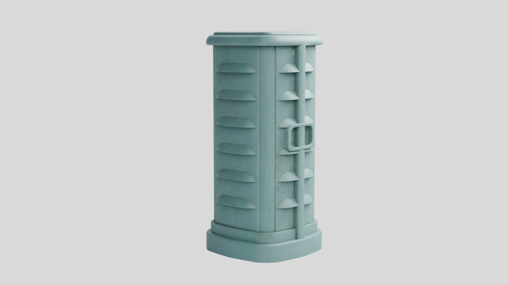 Utility Pedestal Box - 3D Model by Desertsage