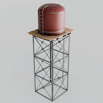 Photorealistic 3D Models | Structures | Water Towers | RenderHub