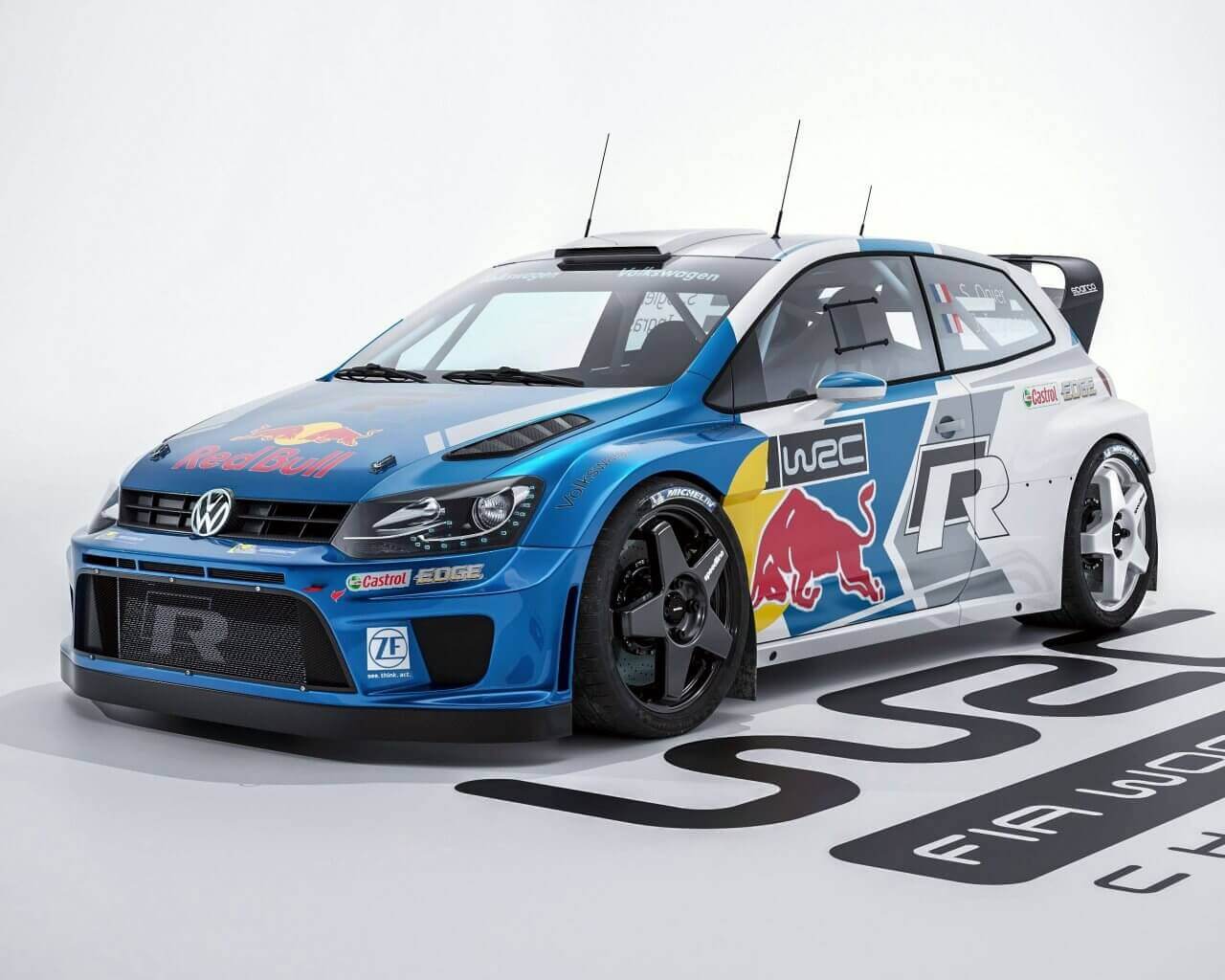 Polo R WRC 3D Desktop HD Wallpaper