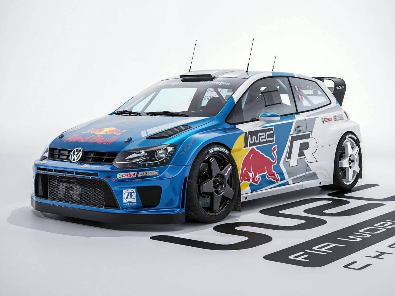 Polo R WRC 3D Desktop HD Wallpaper
