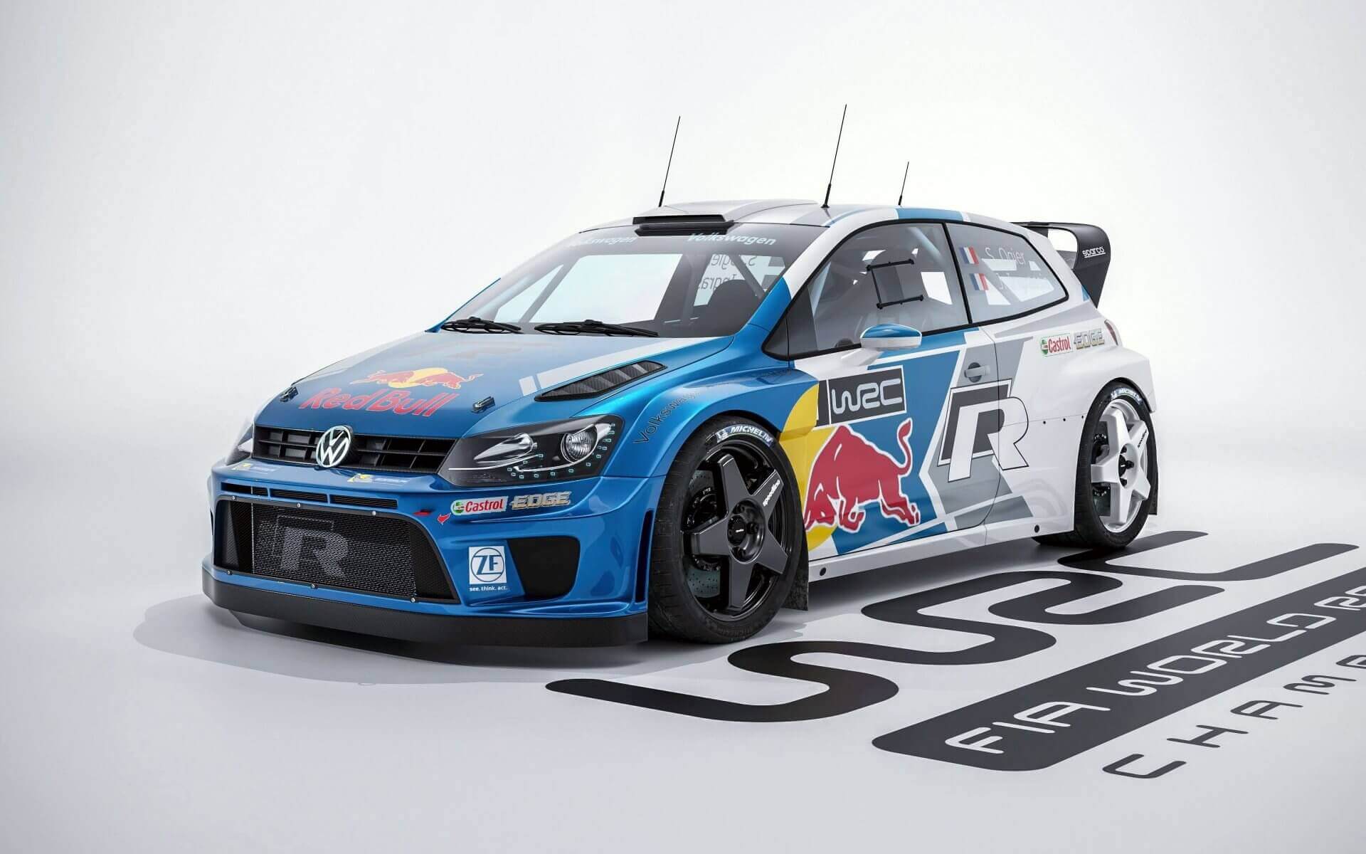 Polo R WRC 3D Desktop HD Wallpaper